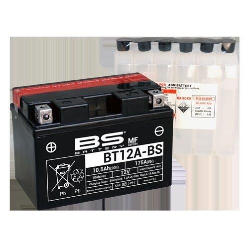 MiroCross - מירו קרוס אופנועים | מצבר BS BATTERY – BT12A-BS (אחריות ...